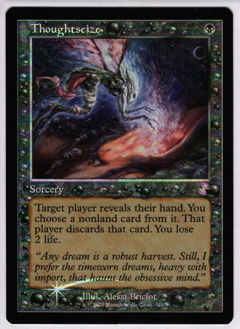 (TSR)Thoughtseize(F)(NM)(EN)/思考囲い | 未登録 | ドラゴンスター | マジック：ザ・ギャザリング